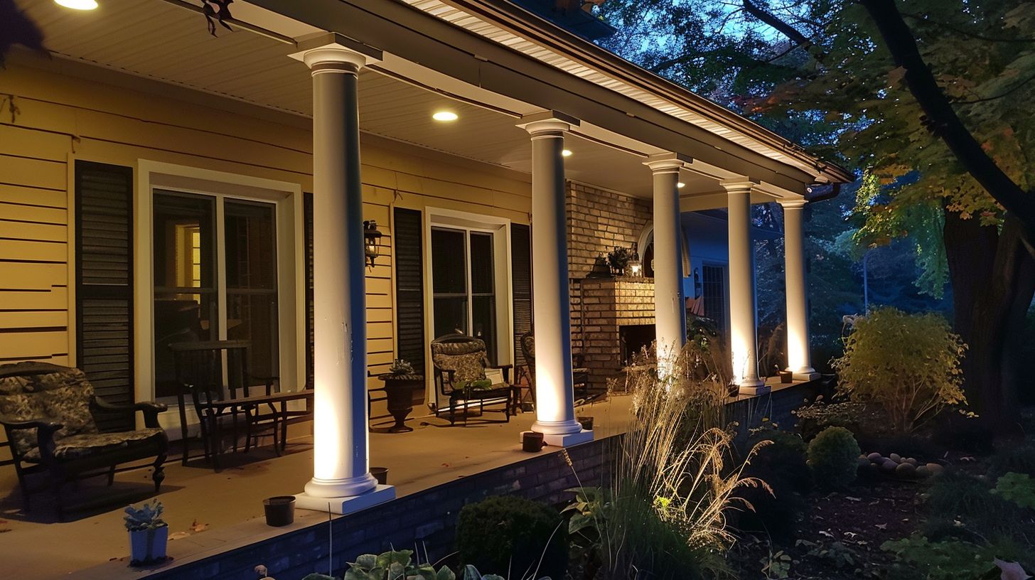 Modern Farmhouse Porch Columns - Inspiration for Your Home